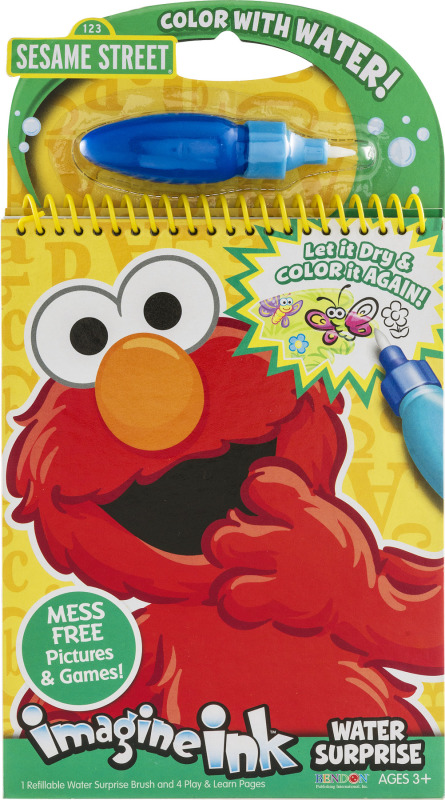 Imagine Ink Sesame Street Water Surprise Mess Free Pictures & Games ...