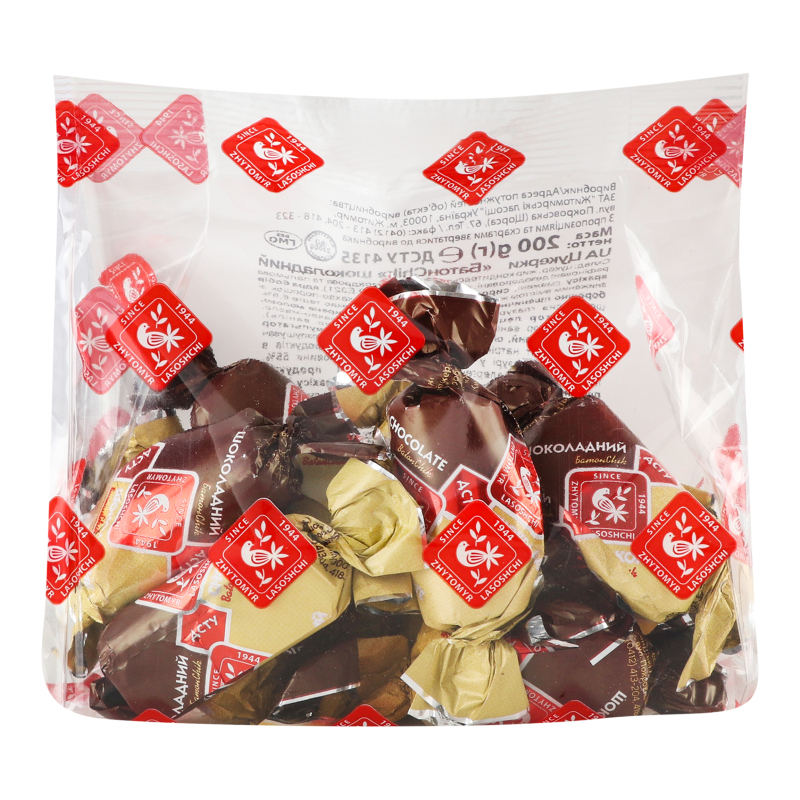 Конфеты БатонChik шоколадный Житомирські Ласощі м/у 200г Житомирські ...