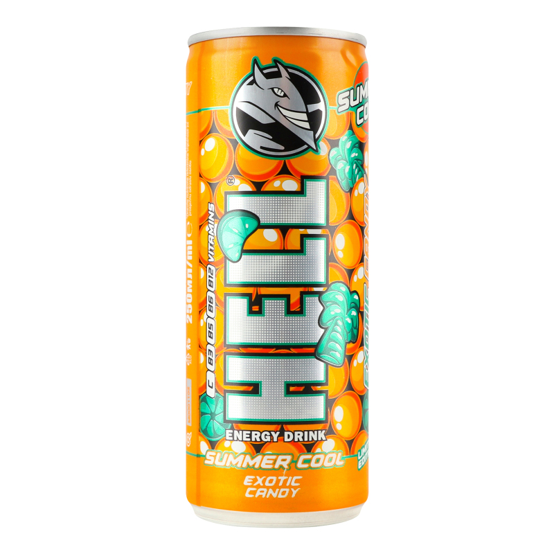 Напиток энергетический безалкогольный газированный Exotic Candy Hell ж ...