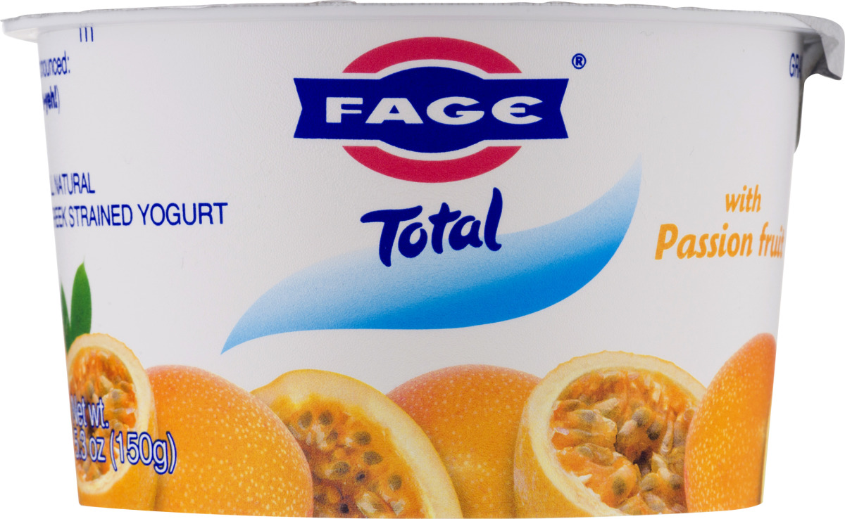 Fage Total Greek Strained Yogurt Passion Fruit Fage(689544081128 ...