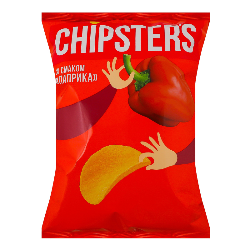 Чипсы картофельные Паприка Chipster's м/у 100г Chipster's(4823127310892): купить в интернет ...