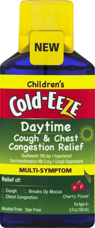 Children's Cold-Eeze Daytime Cough & Chest Congestion Relief Multi ...