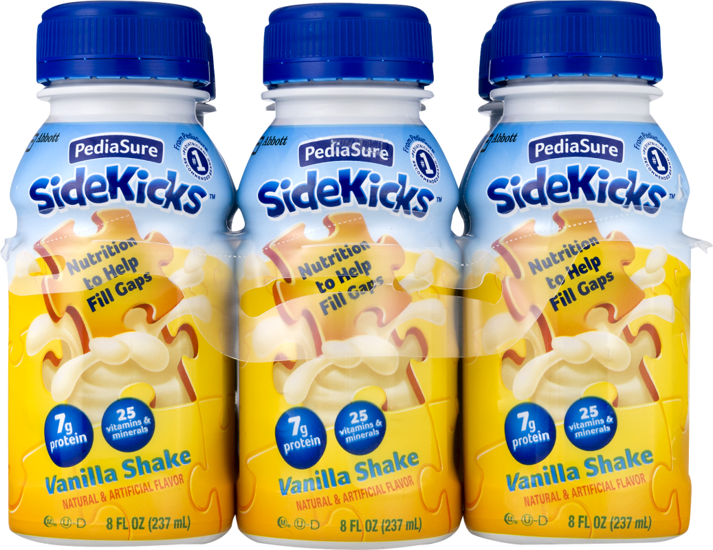 PediaSure SideKicks Nutrition Shake Vanilla - 6 CT PediaSure ...