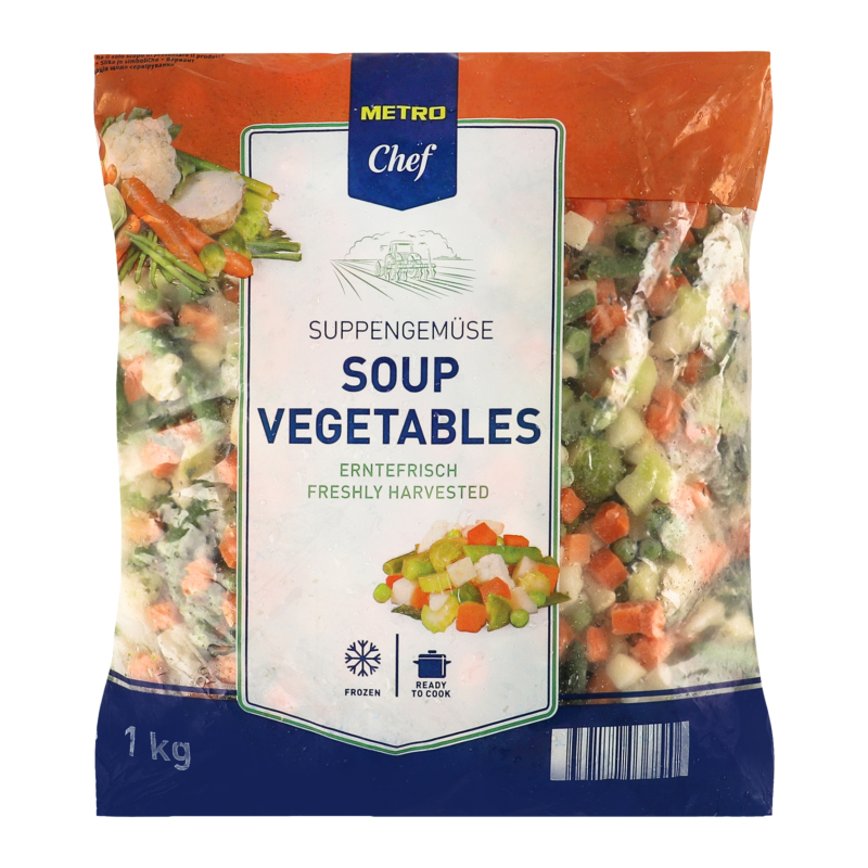 Смесь овощная быстрозамороженная Soup vegetables Metro Chef м/у 1кг ...