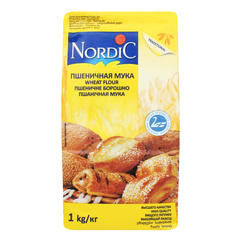 Мука пшеничная Nordic м/у 1кг Nordic(6411200110231): купить в интернет ...