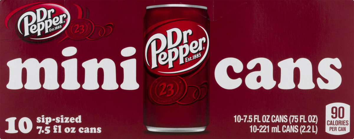 Dr Pepper Mini Cans - 10 CT Dr Pepper(78000026658): customers reviews ...