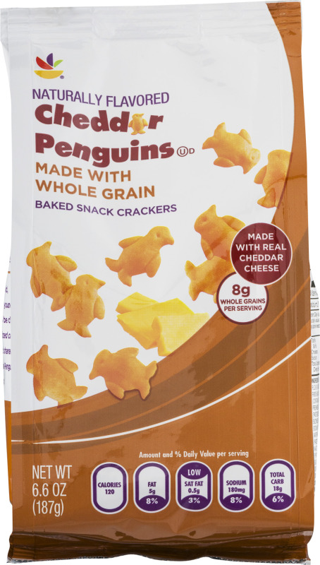 Ahold Cheddar Penguins Whole Grain Ahold(688267145636): customers ...