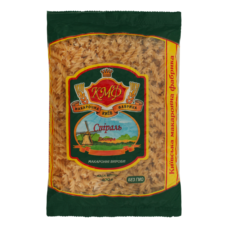 Макароны Экстра Спираль КМФ м/у 400г КМФ(4820202460336): купить в ...