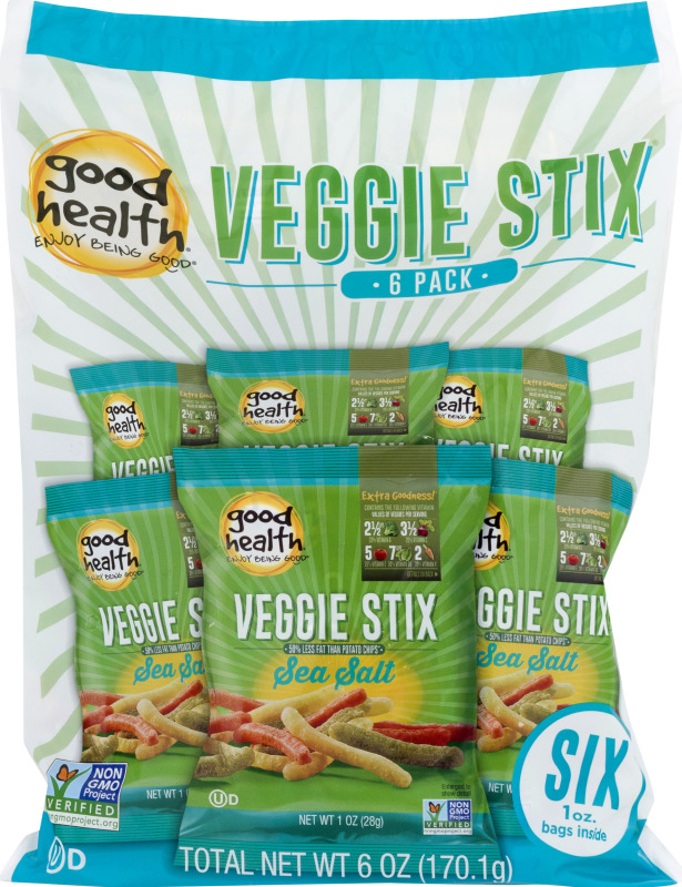 Good Health Veggie Stix - 6 PK Good Health(755355005278): customers ...