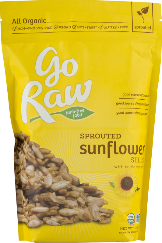 Go Raw Sprouted Sunflower Seeds Go Raw(859888000097): customers reviews ...