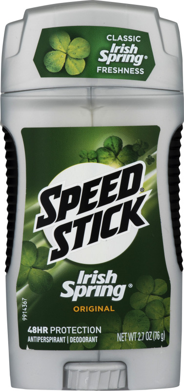 Speed Stick Irish Spring Antiperspirant Deodorant Original Speed Stick ...