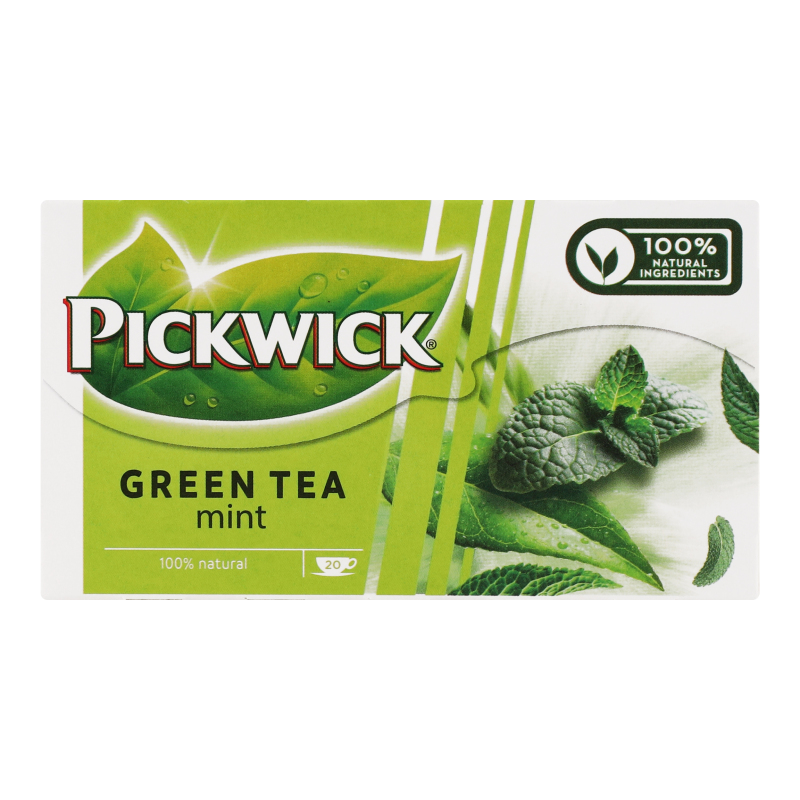 Чай зеленый с мятой Pickwick к/у 20х2г Pickwick(8711000585191): купить ...