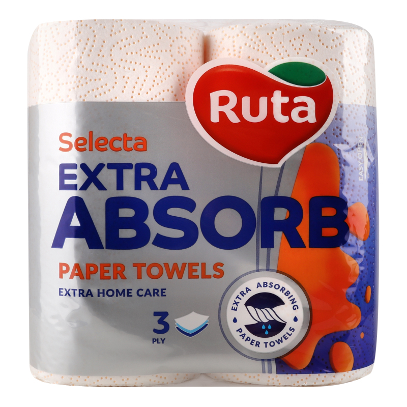 Рушники паперові 3 шари Ruta 2шт Ruta 4820023744516: купить в интернет ...