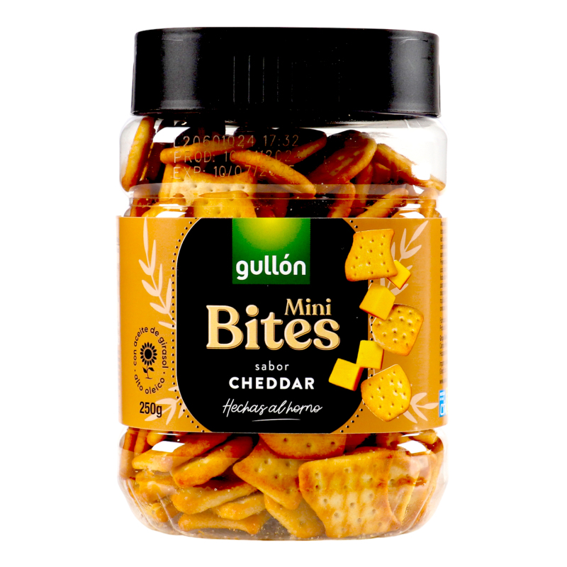 Печенье соленое Cheddar Mini bites Gullon п/б 250г Gullon ...