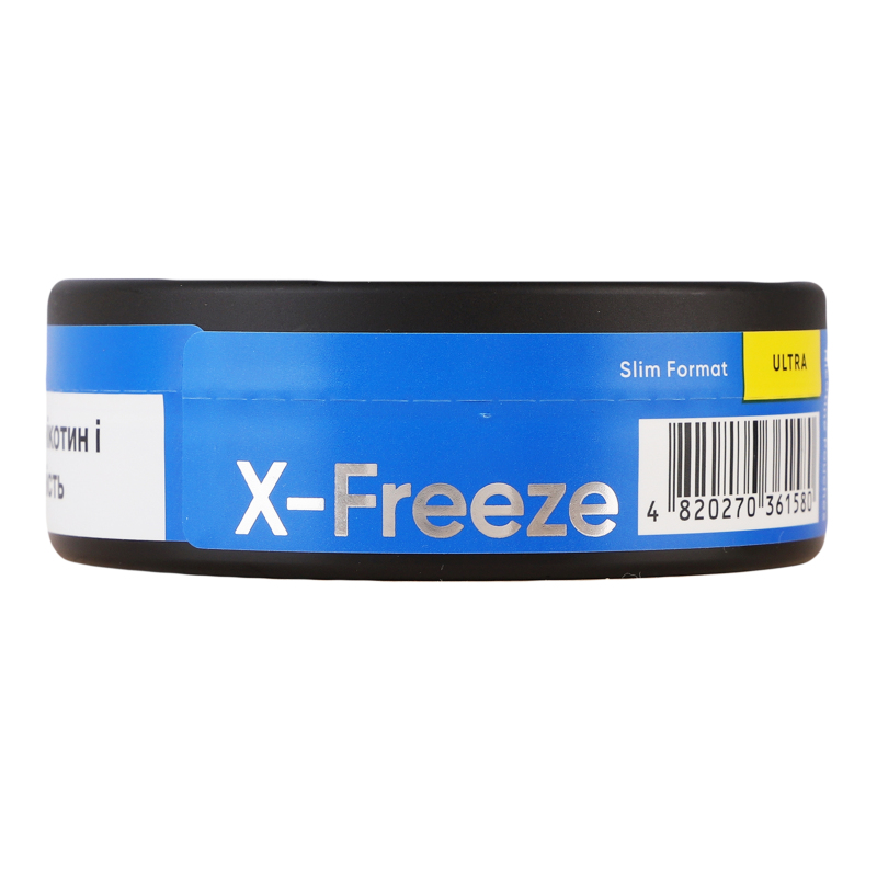 Паучи никотиносодержащие безтабачные X-Freeze Ultra Slim Format Velo ...
