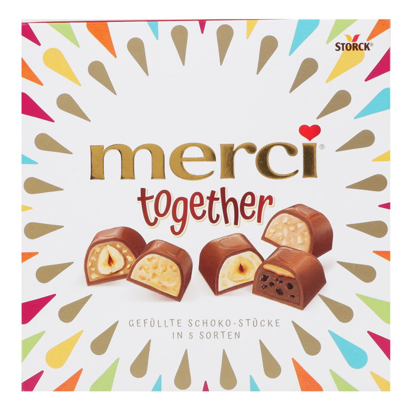 Конфеты Together Merci к/у 175г Merci(4014400177008): купить в интернет ...
