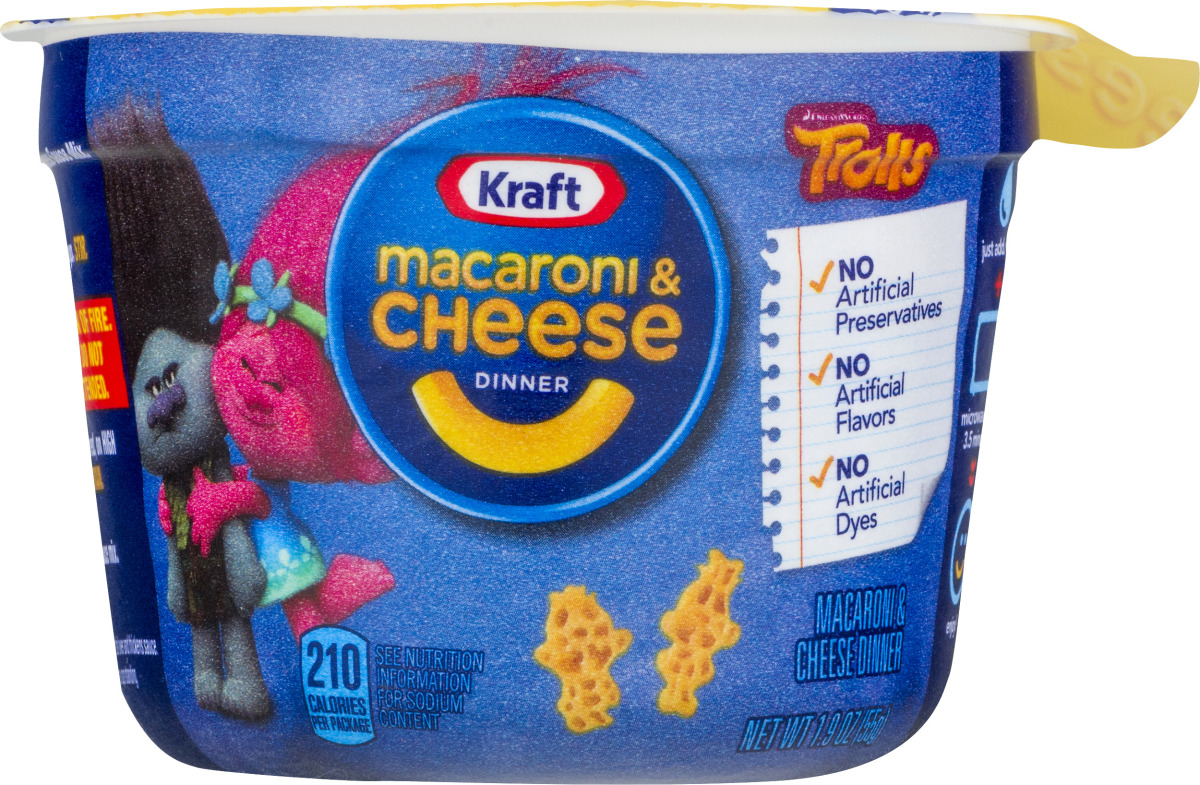 Kraft Macaroni & Cheese Dinner Ninja Turtle Shapes Kraft(21000037377 ...