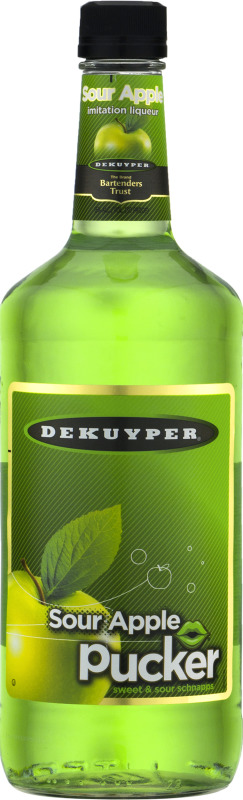 DeKuyper Sour Apple Pucker Liqueur Dekuyper(80686395201): customers ...