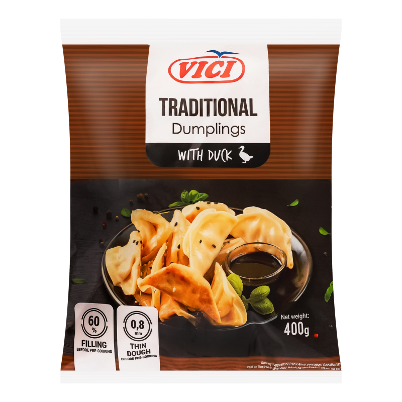 Пельмени с уткой Traditional Vici м/у 400г Vici(4770190155519): купить в интернет магазинах ...