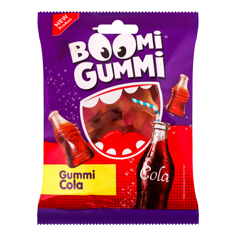 Конфеты желейные Cola Boomi Gummi м/у 70г Boomi Gummi(5902574396624 ...