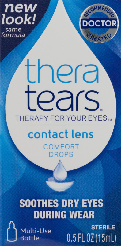 Thera Tears Contact Lens Comfort Drops Thera Tears(358790004150 ...