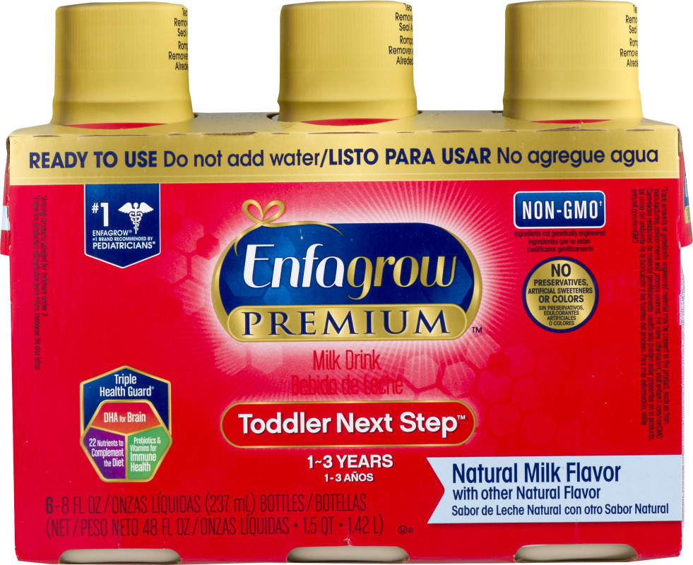 Enfagrow Next Step Milk Drink Natural Milk Flavor - 6 CT Enfagrow ...