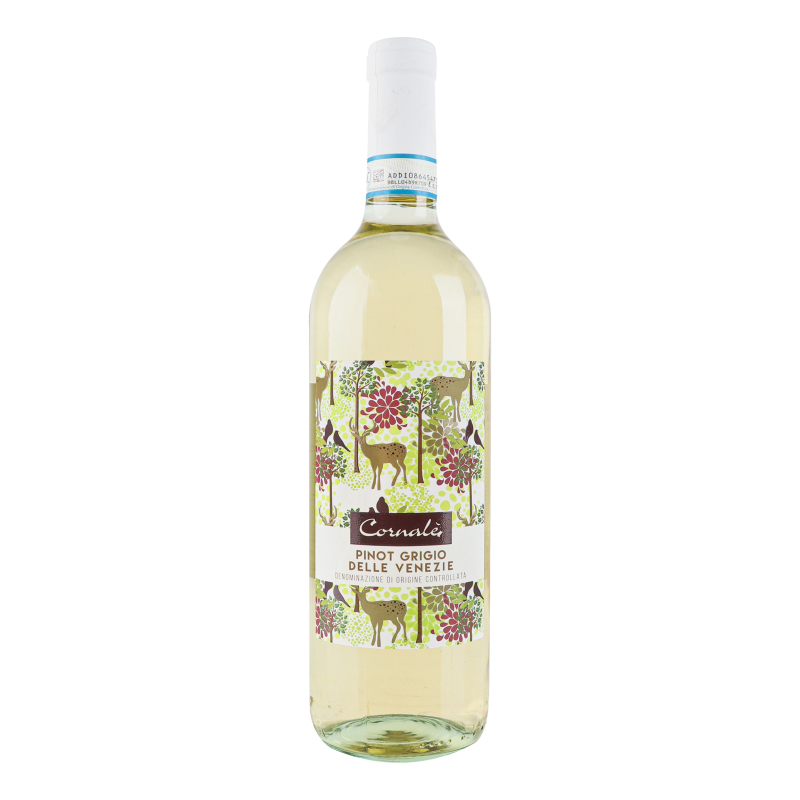 Вино 0.75л 12% белое сухое Pinot Grigio Delle Venezie Cornale Bennati ...