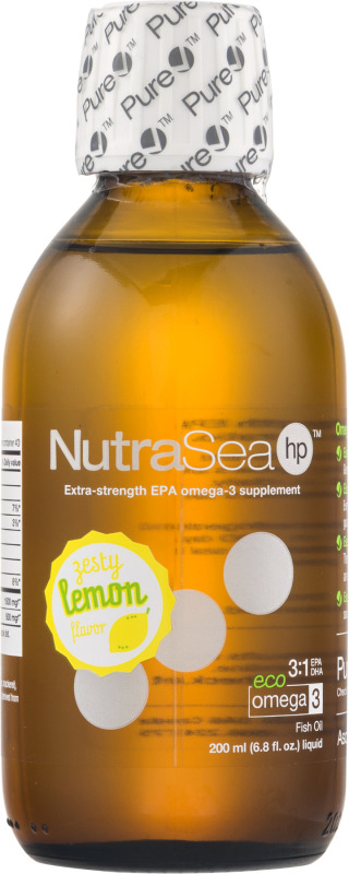 NutraSea HP Omega-3 Supplement Zesty Lemon Flavor NutraSea(850652000114 ...