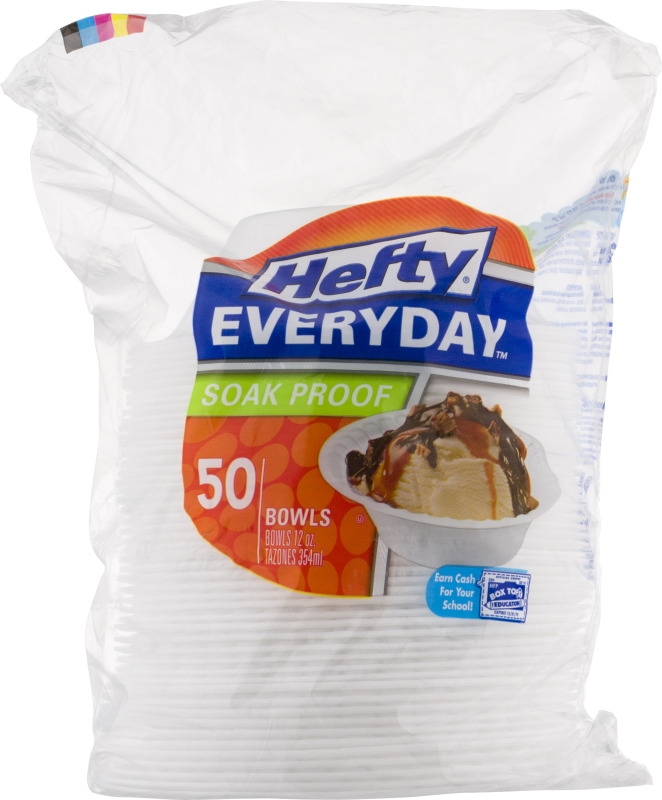 Hefty Everyday Soak Proof Bowls - 50 CT Hefty(13700250125): customers ...