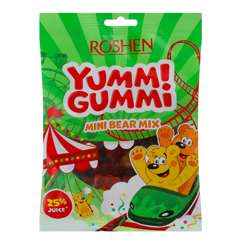 Цукерки желейні Mini bear mix Yummi Gummi Roshen м/у 165г Roshen ...