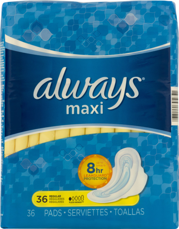 Always Maxi Pads Regular - 36 CT Always(37000305651): customers reviews ...