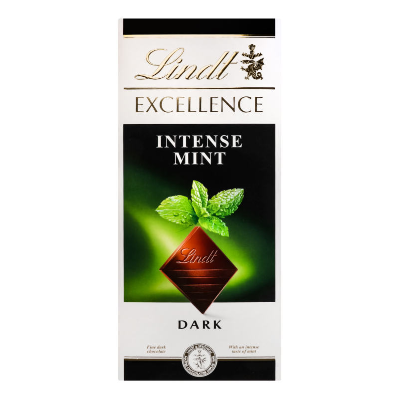 Шоколад черный Intense Mint Excellence Lindt к/у 100г Lindt ...