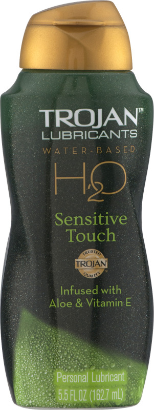 Trojan Lubricants H2O Sensitive Touch Personal Lubricant Trojan ...