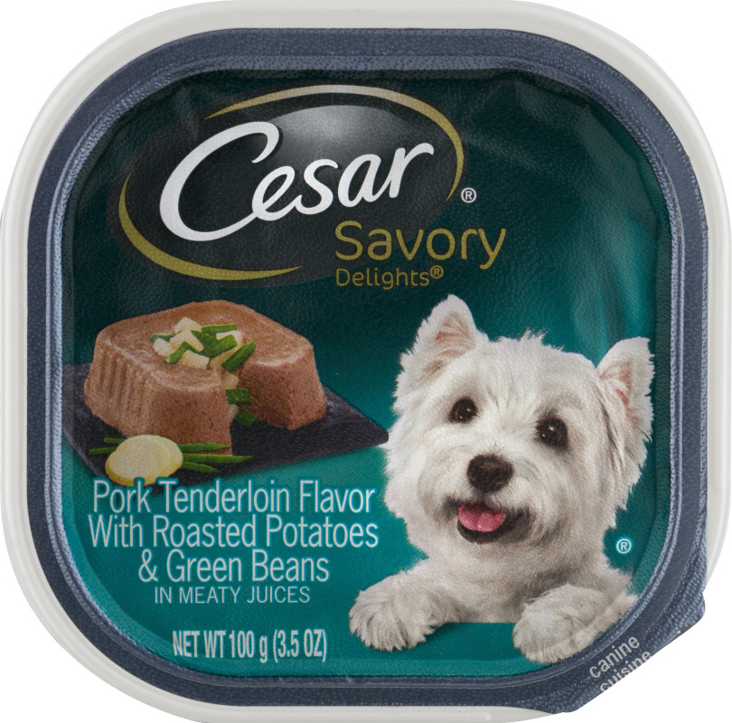 Cesar Savory Delights Canine Cuisine Pork Tenderloin Flavor With ...
