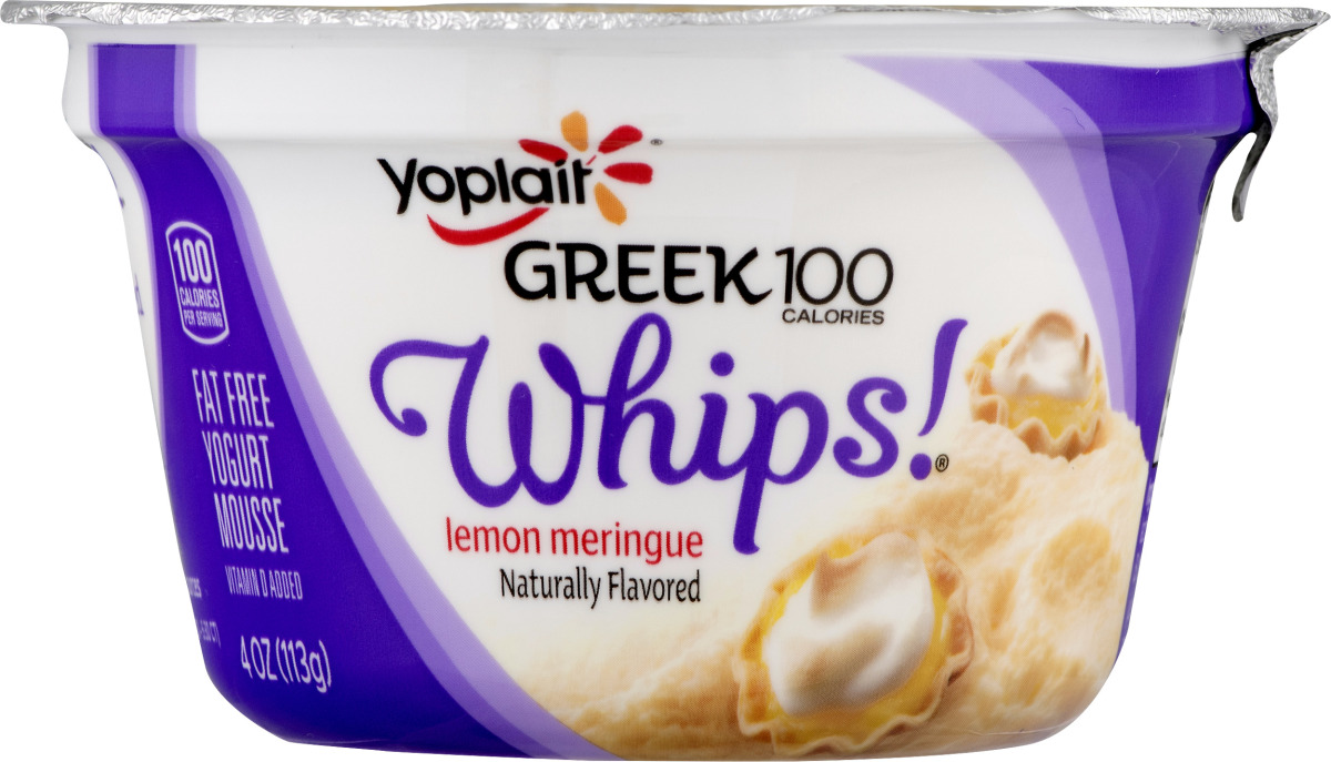 Yoplait Greek 100 Whips! Fat Free Yogurt Mousse Lemon Meringue Yoplait ...