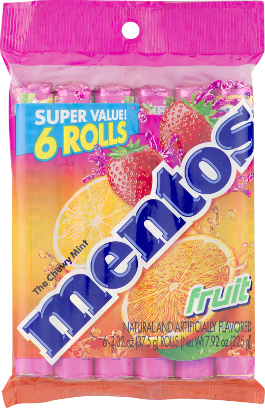 Mentos Chewy Mint Fruit - 6 CT Mentos(73390007898): customers reviews ...