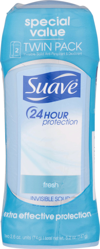 Suave Invisible Solid Fresh Twin Pack - 2 PK Suave(79400386731 ...