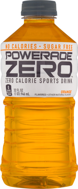 Powerade Zero Calorie Sports Drink Orange Powerade Zero(49000054361 ...