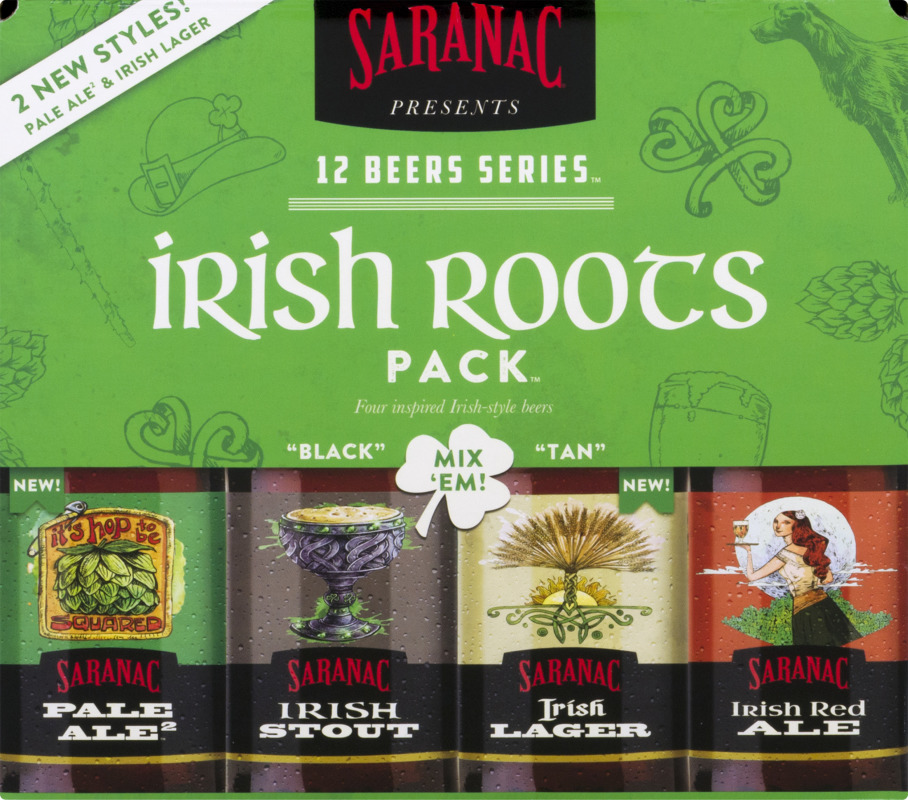 Saranac Irish Roots Beer Series - 12 CT Saranac(71670071065): customers ...
