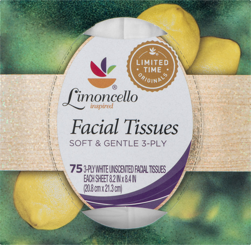 Ahold Limoncello Inspired Facial Tissues - 75 CT Ahold(688267169717 ...