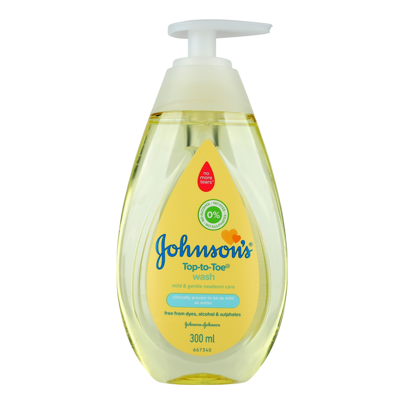Шампунь и пенка детский для мытья и купания Top-to-Toe Johnson's 300мл ...