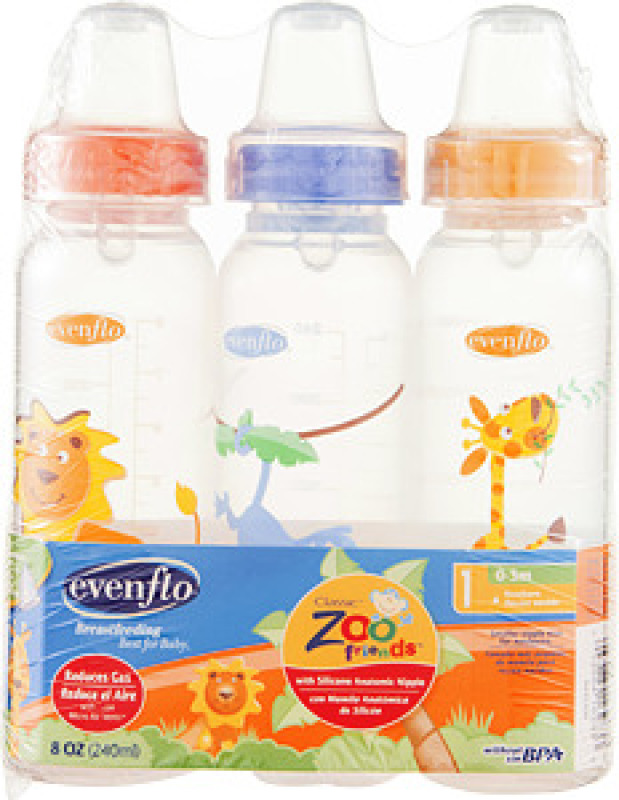 Evenflo Zoo Friends Bottles Newborn - 0-3m Evenflo(32884162833 ...
