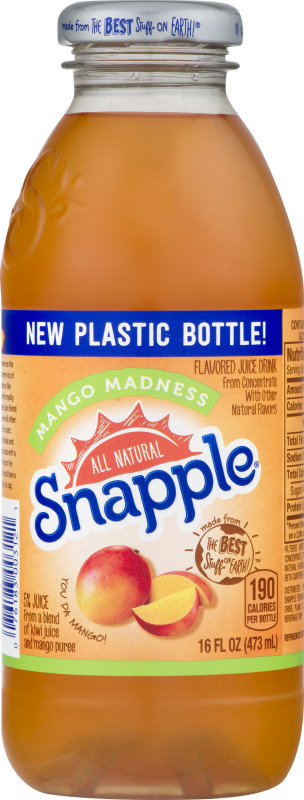Snapple Juice Drink Mango Madness Snapple(76183003121): customers ...