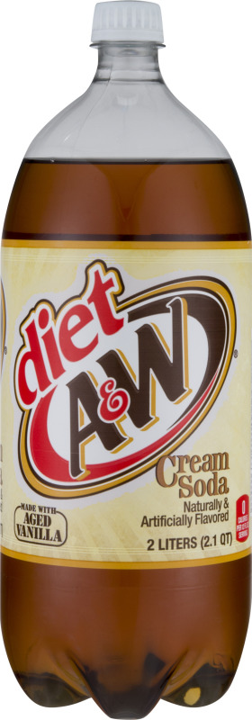 Diet A&W Cream Soda Bottle Diet A&W(78000055467): customers reviews ...