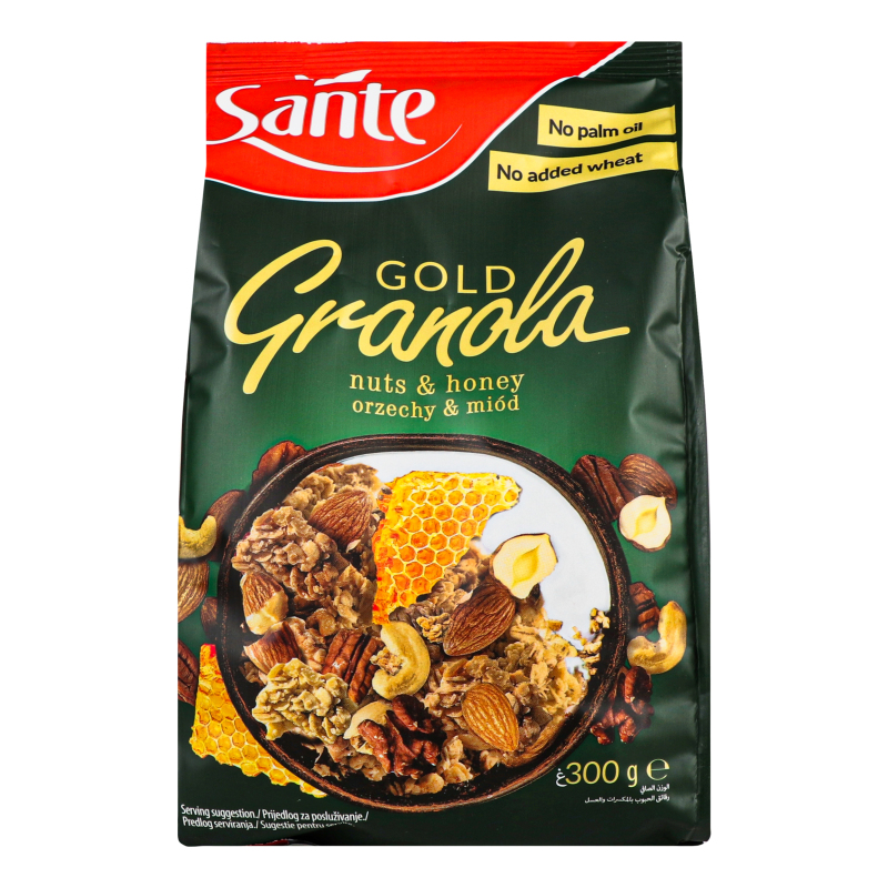 Гранола Nuts&Honey Gold Sante м/у 300г Sante(5900617037152): купить в ...