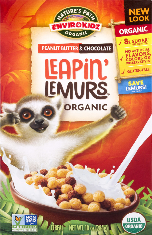 Envirokidz Leapin' Lemurs Cereal Peanut Butter & Chocolate Envirokidz ...