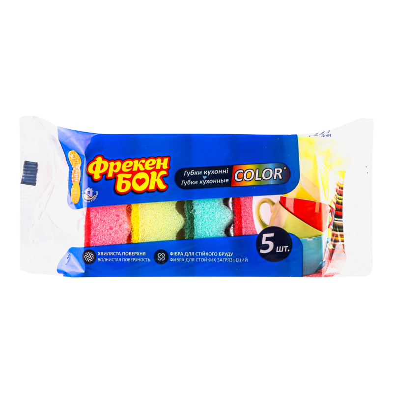 Губки кухонные Color Фрекен Бок 5шт Фрекен Бок 4823071649697 купить в интернет магазинах