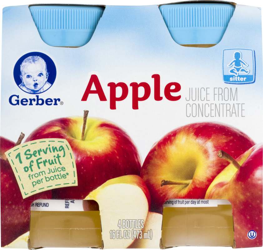 Gerber Apple Juice - 4 CT Gerber(15000007751): customers reviews ...