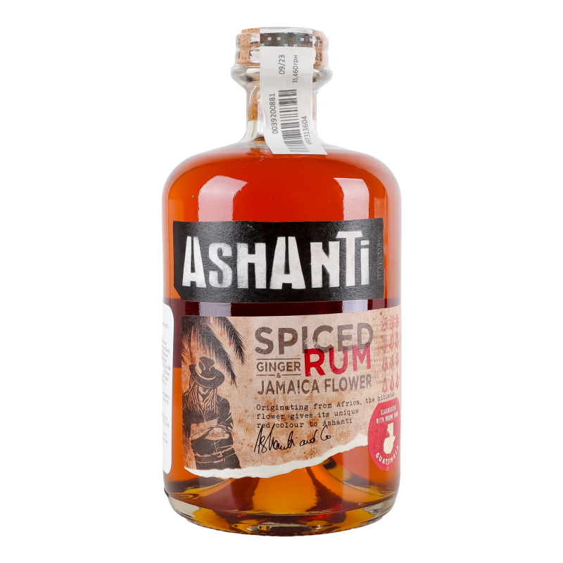 Напій лікеро-горілчаний 0.7л 38% на основі рому Spiсed Rum Ashanti пл ...