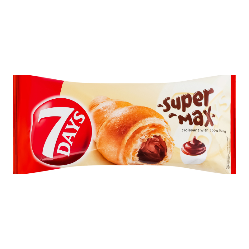 Круассан с какао начинкой Super Max 7 Days м/у 110г 7 Days ...